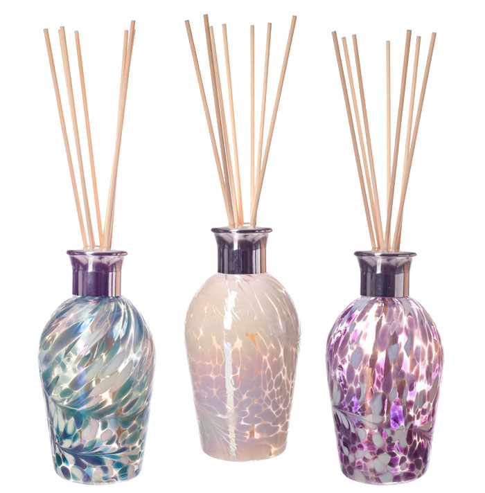 Handmade Art Glass Dome Reed Diffuser Diffuser Natroma